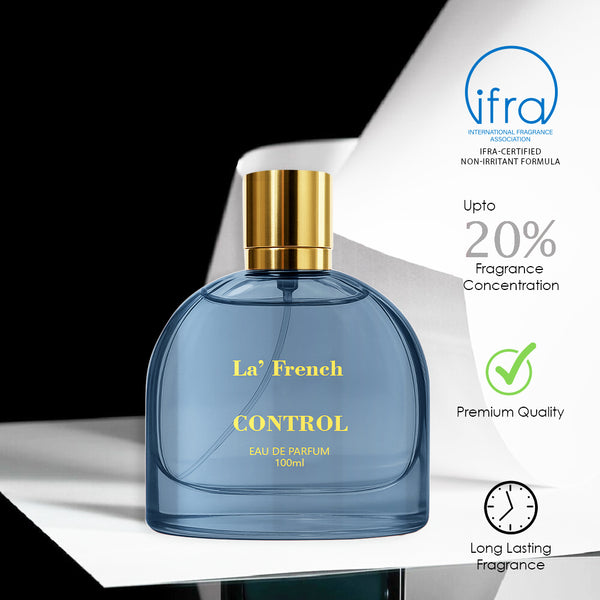 Control Perfume 100ml – Bold Unisex Perfume for Everyday Wear – La French