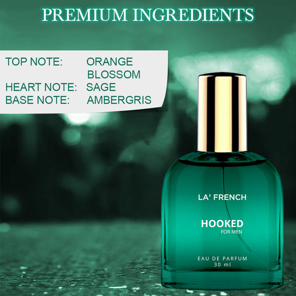 Hooked Men's Perfume 30ml – Get Captivated by Bold Confidence – La French